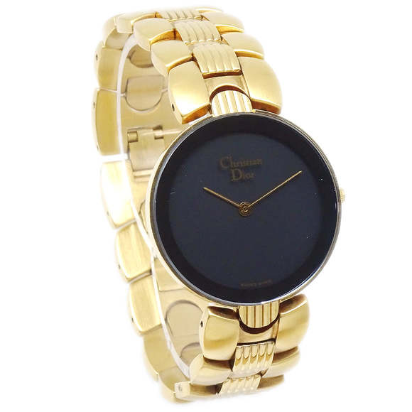 Dior | Accessories | Christian Dior 342 Bagheera Black Moon Watch 88844 ...